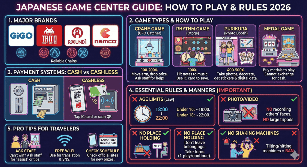 The Ultimate Guide to Japan's Game Centers: Complete Rules, Etiquette ...